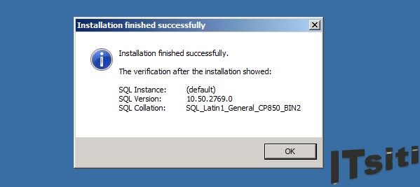 Install Microsoft SQL Server 2008 R2 using SQL4SAP